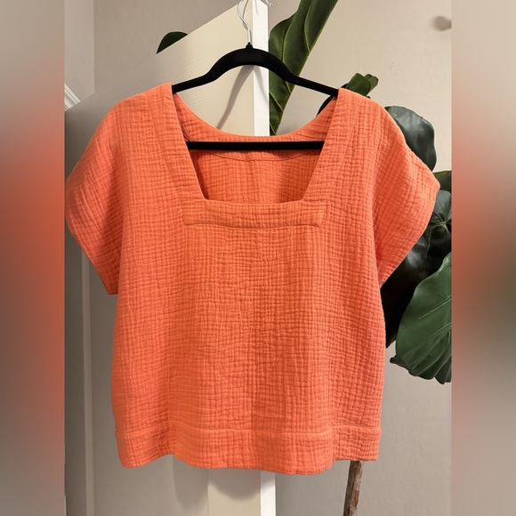 Madewell | Tops | Madewell Doublegauze Popover Top | Poshmark